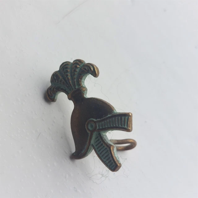 WW1 BELGIAN ARMY Engineers collar badge missing top lug FR Right side £ ...