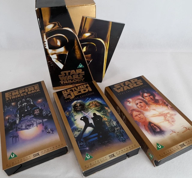 STAR WARS TRILOGY Special Edition VHS Tapes Gold Box Set EUR 11,63 ...