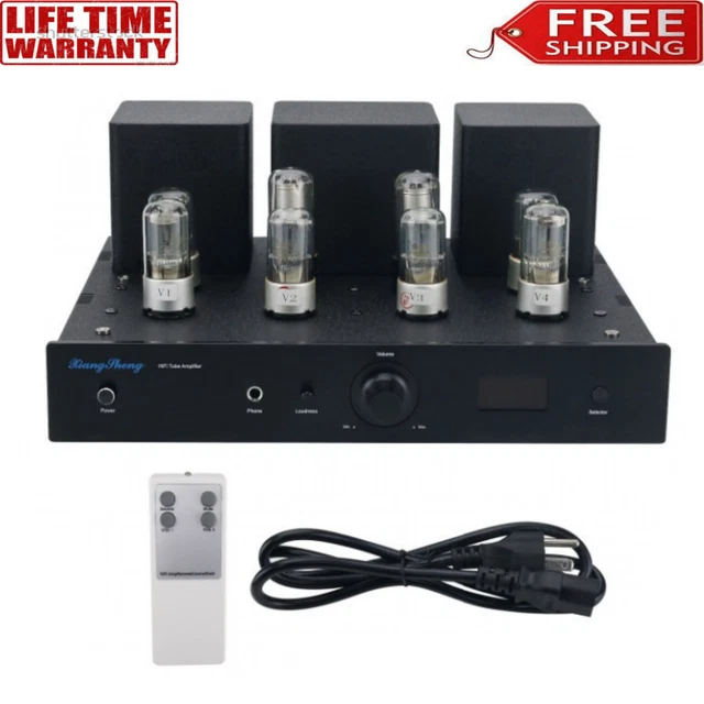 HIFI TUBE PREAMPLIFIER Tube Preamp Headphone Amplifier Supports Remote ...