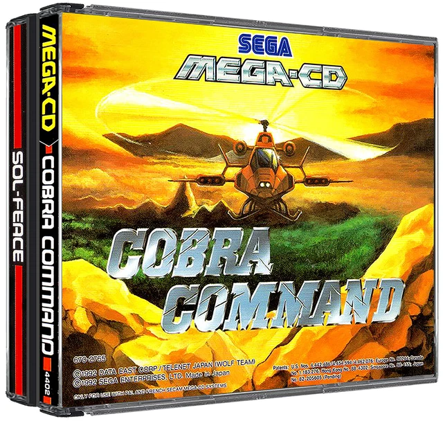 SOL FEACE & Cobra Command Sega Mega CD Double Pack Game 1992 £12.01 ...