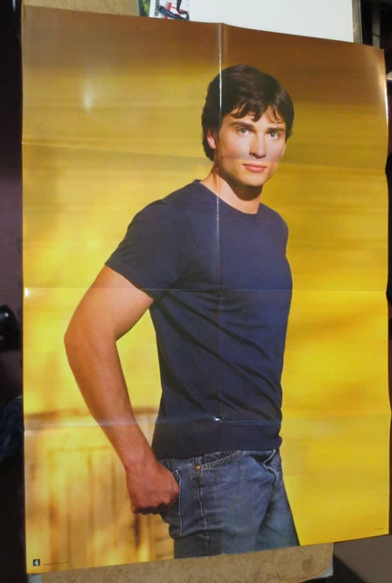 ICON MAGAZINE AMANDA Tapping SMALLVILLE Tom Welling avec + affiche ...