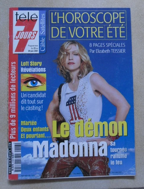 TELE 7 JOURS 2143 MADONNA Penelope CRUZ Jean YANNE Michael J.FOX ...