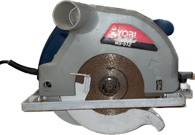 RYOBI WS-512 ELECTRICAL Circular Saw 240v 1200w 153mm Blade For Repair ...