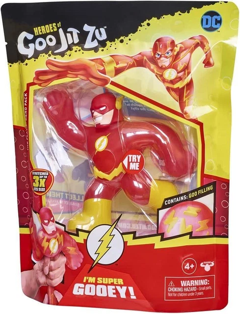 SUPER-HÉROS GOO JIT Zu Dc Simple 1PK The Flash Élastique Flexible ...