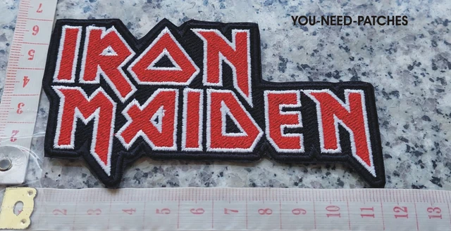 IRON MAIDEN - Logo Cut Out Patch Aufnäher Patch Official Merchandise 11cmx6.5cm EUR 7,90 ...