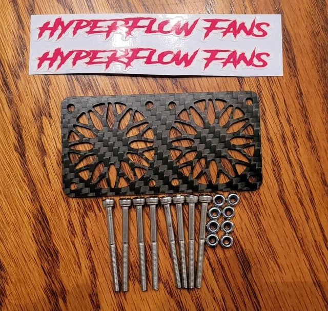 HYPERFLOW FANS RC Cooling 40mm Carbon Fiber Fan Cover ARRMA TRAXXAS LOSI XMAXX $11.05 - PicClick CA
