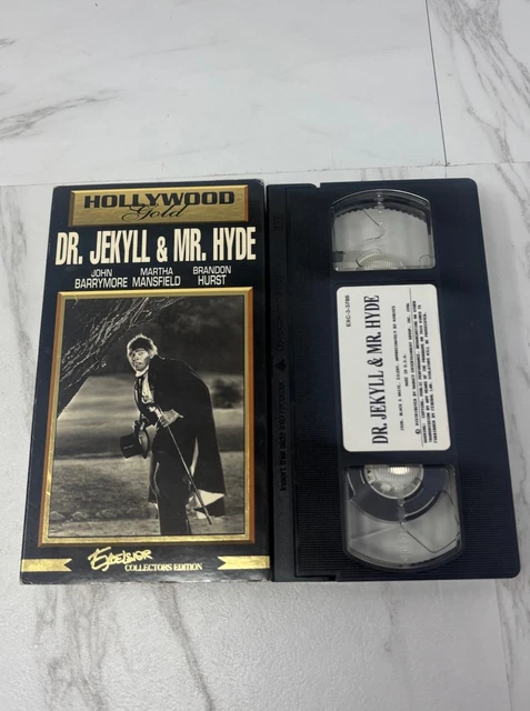 DR JEKYLL AND Mr Hyde VHS Silent Horror John Barrymore Excelsior ...