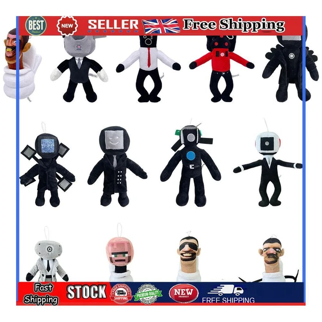 SKIBIDI TOILET CAMERAMAN TV Man Speaker Man Soft Stuffed Plush Doll ...