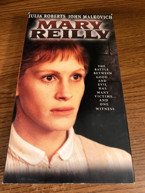MARY REILLY VHS VCR Video Tape Movie Julia Roberts, John Malkovich Used ...
