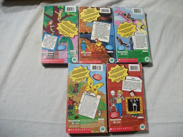 LOT OF 5 Magical School Bus/ Le Bus Magique (VHS)(French) Tested $24.89 ...
