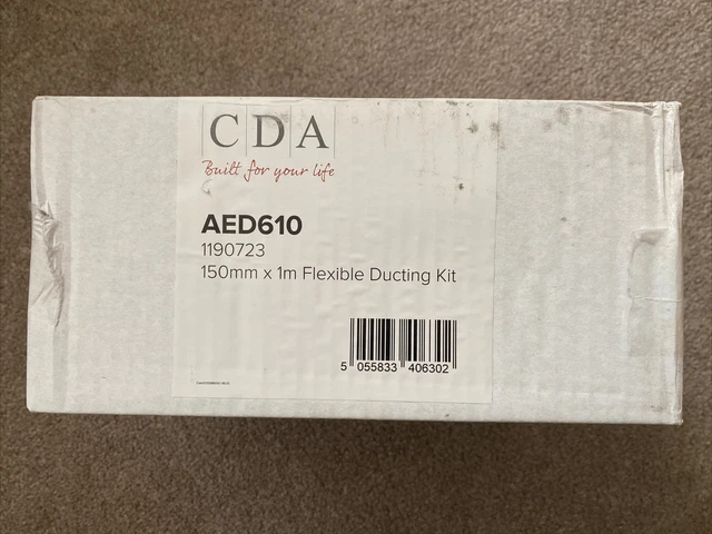 CDA UNIVERSAL 150MM Cooker Hood Extractor Ducting Kit - AED610 £17.40 ... CDA UNIVERSAL 150MM Cooker Hood Extractor Ducting Kit - AED610 £17.40 ...
