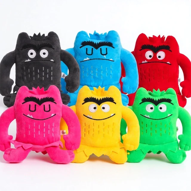 COLOUR MONSTER PLUSH Toys for Ages 4+, Emotional Support Gifts and ...