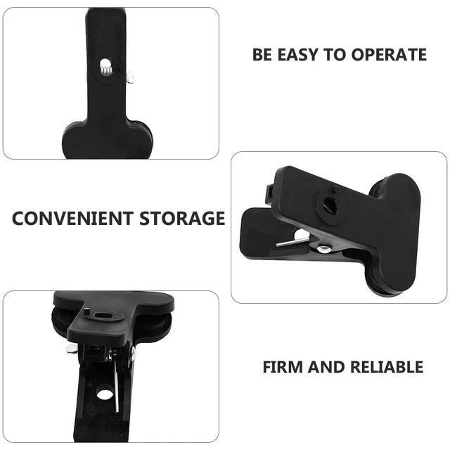 6 PCS BACKDROP Holder Clips Studio Clamps Photo Booth Heavy Duty Spring ...