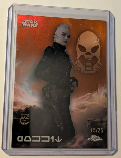 TOPPS CHROME STAR Wars 2025 AV-97 Pokkit Skeleton Crew /25 Orange ...