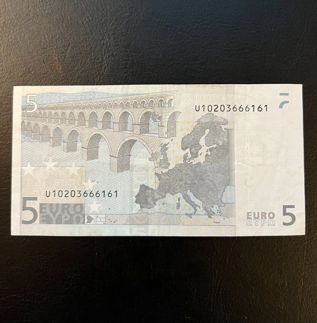 5 EURO SCHEIN 2002 selten U10203666161 EUR 10,00 - PicClick DE