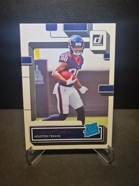 CARTA ROOKIE JOHN Metchie Iii Houston Texans Nfl Panini Donruss 2022 Rc ...