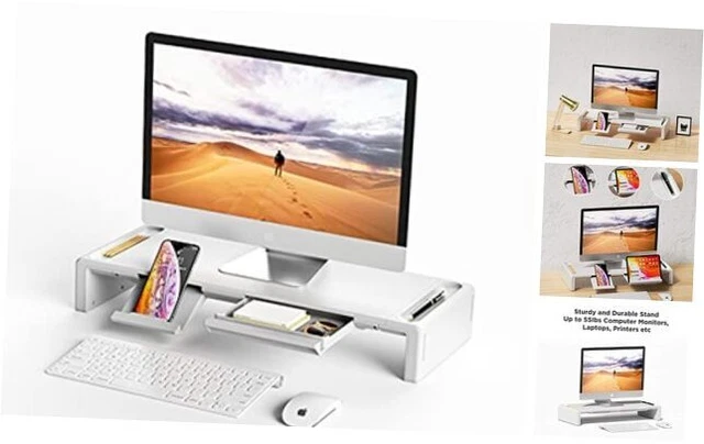 MONITOR STAND RISER, OImatser Foldable Computer Monitor Riser ...