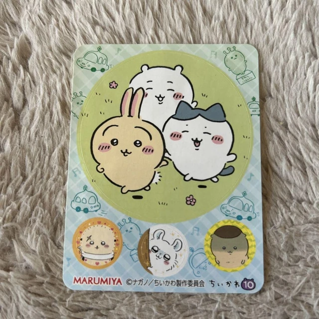 CHIIKAWA STICKER MARUMIYA Furikake Collab Usagi Hachiware Character ...