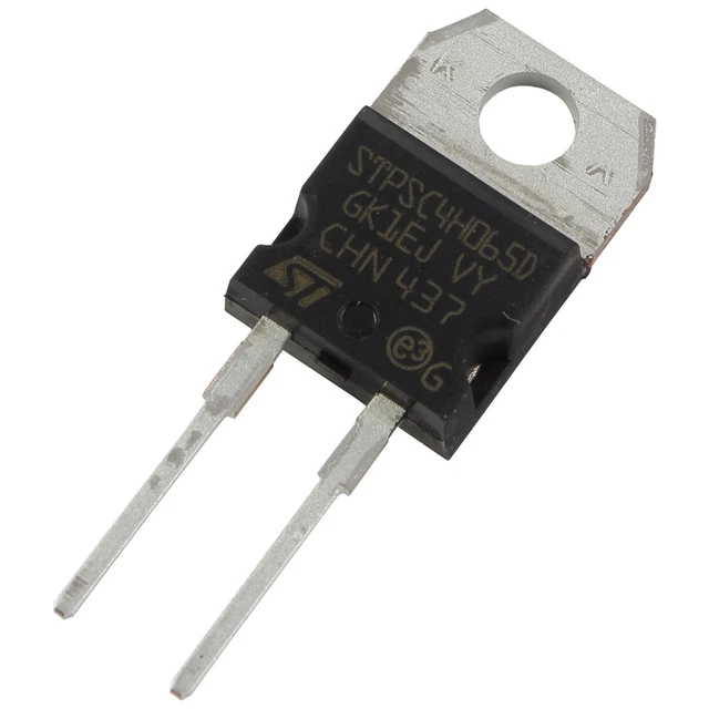 STM STPSC4H065D SIC-DIODE 4A 650V Silicon Carbide Schottky TO-220AC ...