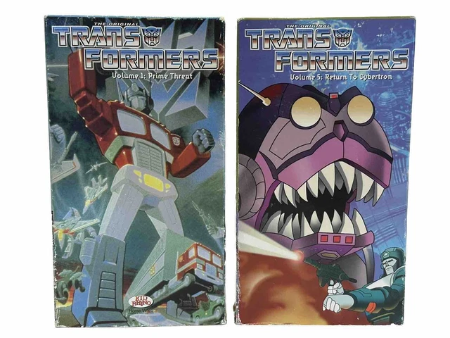 TRANSFORMERS TV CARTOON KIDS VHS VOLUME 1 PRIME THREAT Vol 5 Return To ...