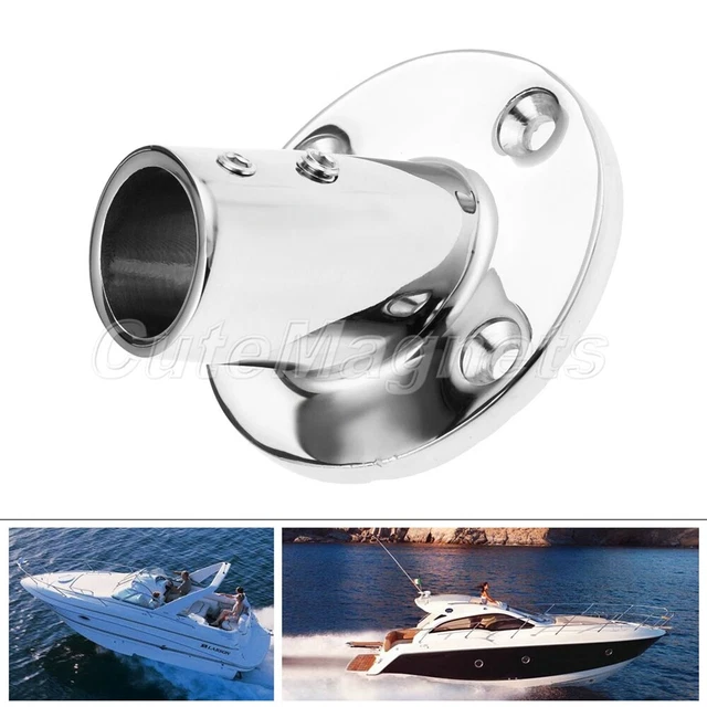 BOAT MARINE STAINLESS Steel Hand Rail Fittings 60°Degree 7/8" Pipe ...