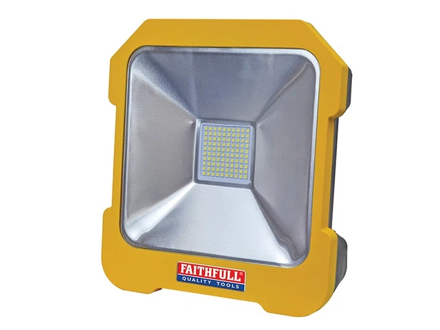 FAITHFULL POWER PLUS SMD LED Task Light with Power Take Off 20W 110V ...