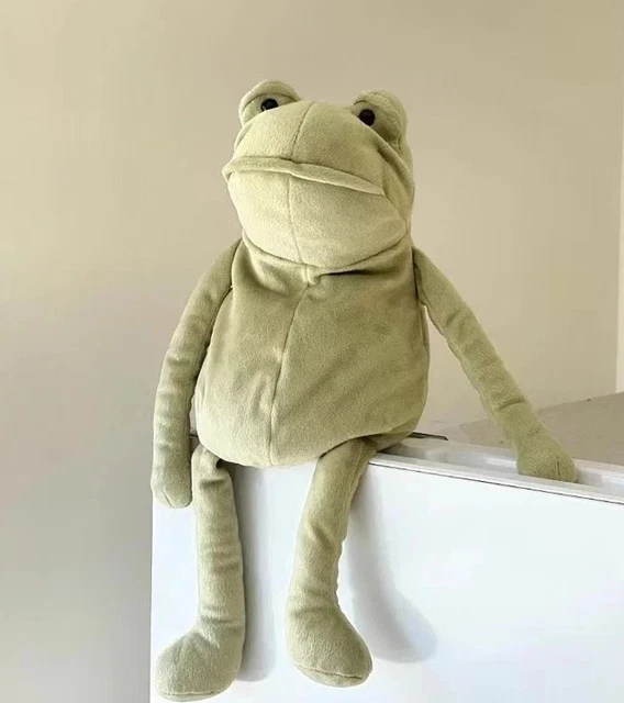 NEW JELLYCAT FERGUS Frog Plush: 18cm/33cm Green Frog Doll with Tags ...