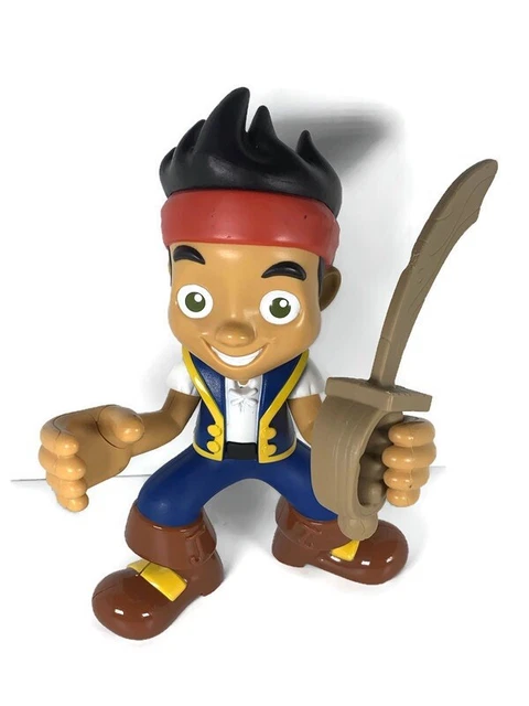 DISNEY'S JAKE AND the Never Land Pirates 9" Talking Toy Figure & Sword ...