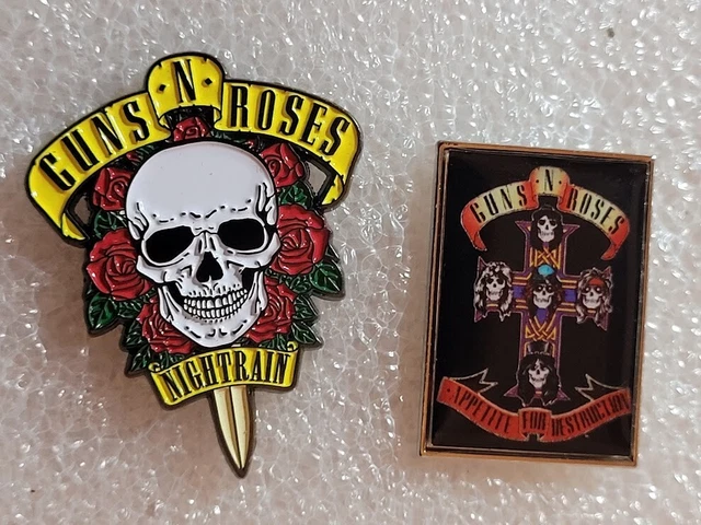 PINS PIN GUNS. N.roses Musique Groupe Artiste Chanteur Hard Rock 2 Pins ...