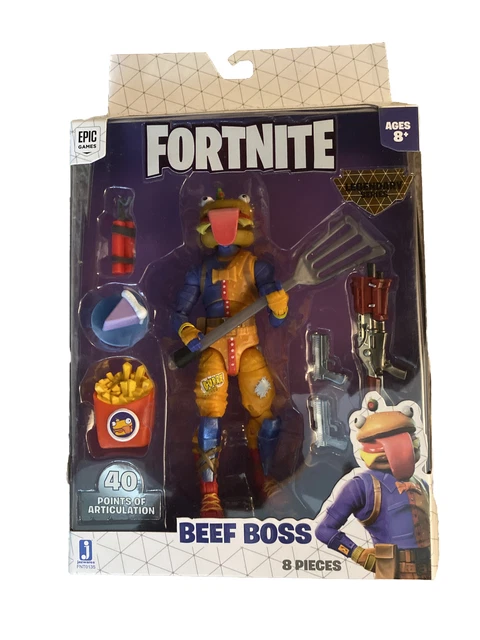 FORTNITE LEGENDARY SERIES Beef Boss Action figure 6" Epic Games - BRAND ...