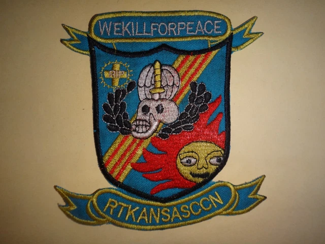 VIETNAM WAR US 5th Special Forces Group MACV-SOG RT KANSAS CCN Patch £9 ...