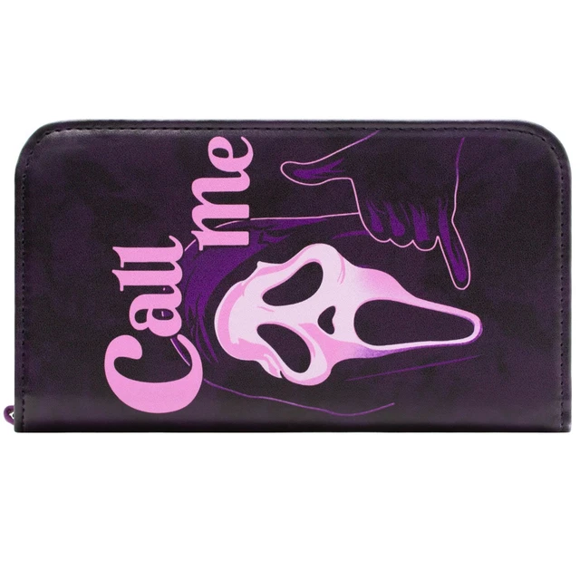 SCREAM GHOSTFACE MASK Do You Like Scary Movies? Bi-Fold Phone Coin ...
