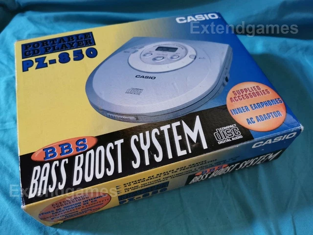 BRAND NEW VINTAGE Casio Portable Discman CD Player PZ-850 Bass Boost ...