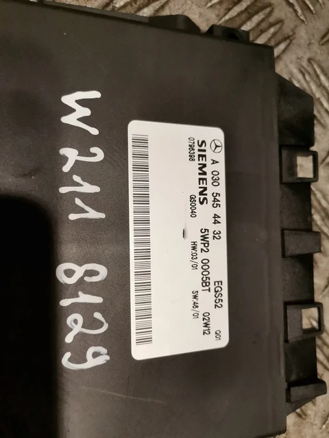MERCEDES-BENZ W211 E 220 CDI Gearbox Control Unit Module ECU 0305454432 ...