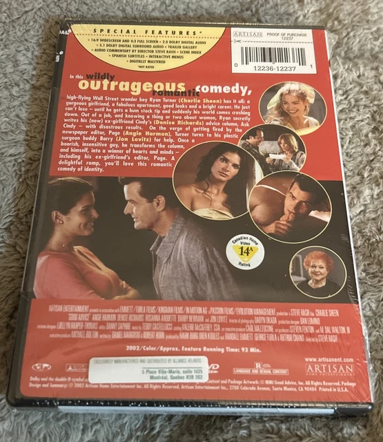 GOOD ADVICE~[DVD] 2002~CHARLIE Sheen~Denise Richards~Angie Harmon NEW ...