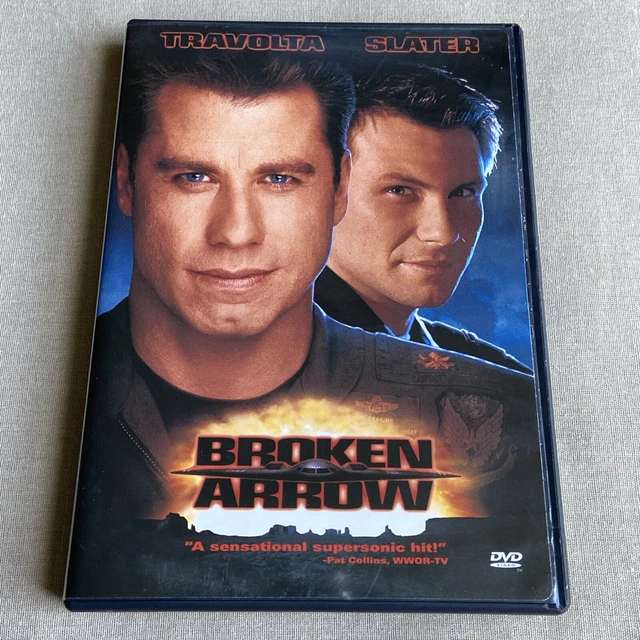 BROKEN ARROW (DVD, 1996) Action Thriller John Travolta Christian Slater ...