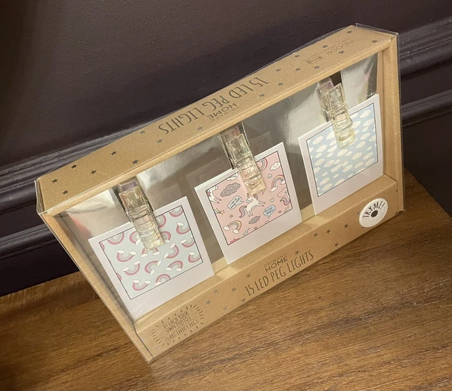 15 LED PEG Lights Primark Home Battery Operated **BRAND NEW IN BOX** £5 ...