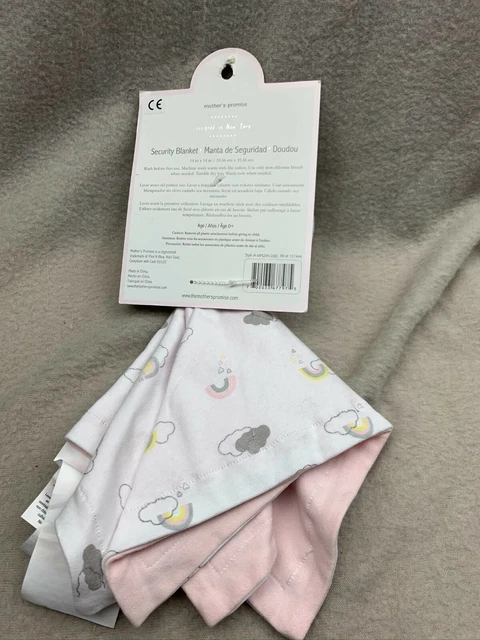 MOTHER'S PROMISE CLOUD rainbow blanket blankie comforter soother NEW ...