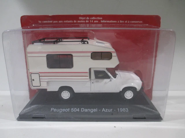 PEUGEOT 504 DANGEL 4X4 AZUR de 1983 CAMPING CAR MOTORHOME au 1/43 EUR ...