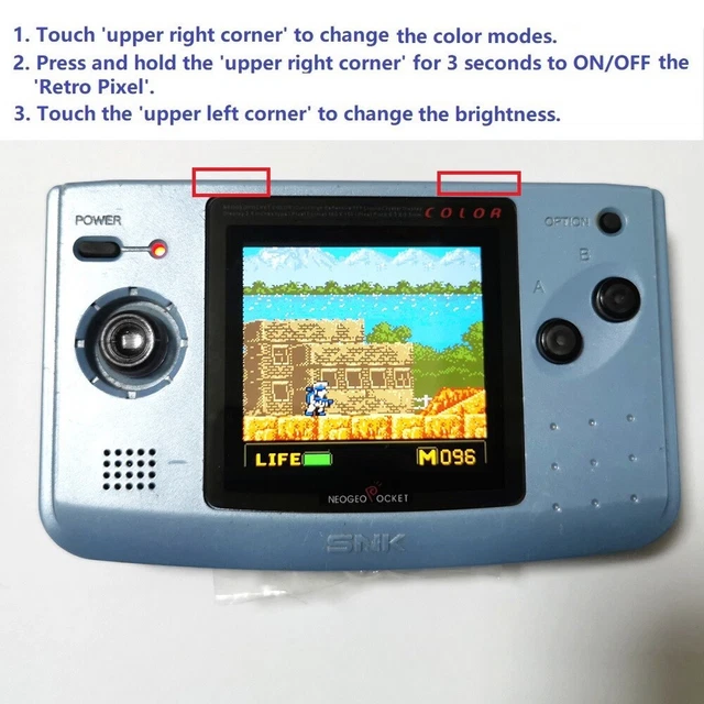 RETRO PIXEL IPS Backlight LCD Screen For NEOGEO Pocket Color NGPC ...