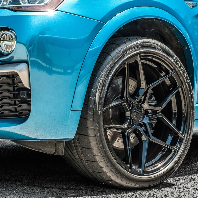 19& ROHANA RFX11 BLACK FORGED CONCAVE WHEELS RIMS FITS BMW F32 428i ...