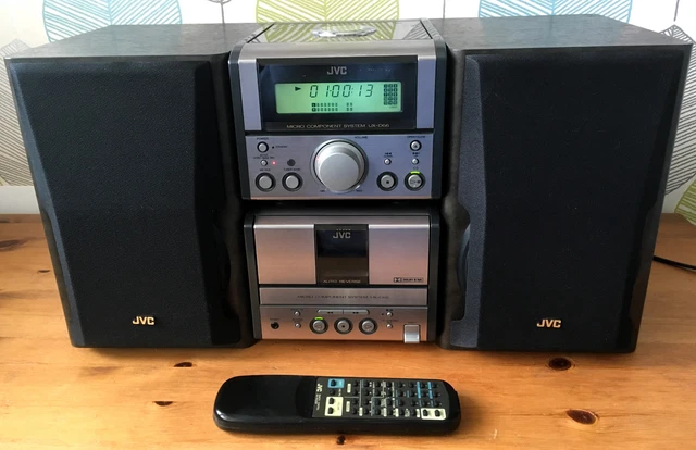 JVC UX-D66 MICRO Mini Stereo Stack System Amp CD Player Tuner Tape HiFi ...