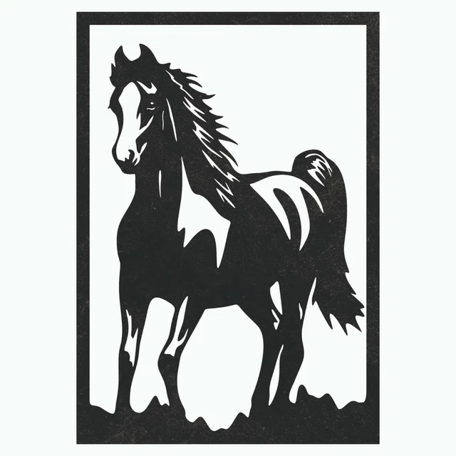 LASER CUT HORSE DXF SVG CDR file Vector for CNC Plasma Router Laser Cut ... LASER CUT HORSE DXF SVG CDR file Vector for CNC Plasma Router Laser Cut ...