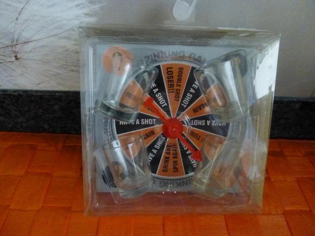 LUSTIGES TRINKSPIEL MIT 4 Schnapspinnchen in OVP EUR 5,00 - PicClick DE