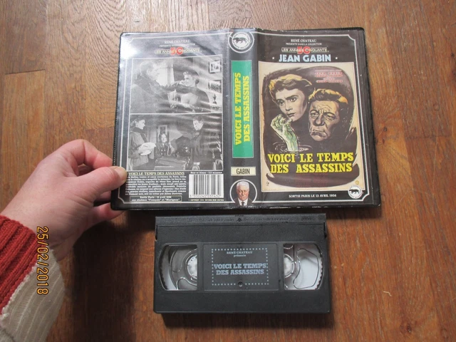 CASSETTE VIDEO VHS CINEMA RENE CHATEAU VOICI TEMPS DES ASSASSINS gabin XX EUR 5,00 - PicClick IT