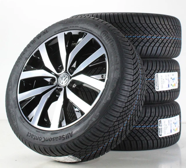 VW T5 T6 Multivan Pneus Toutes Saisons Conti 18 Pouces Jantes Toluca ...
