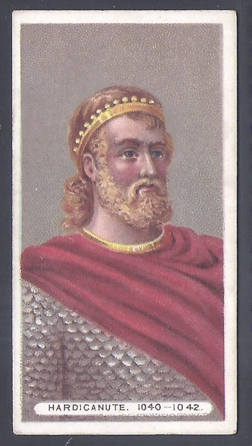 WILLS-KINGS & QUEENS (Short Card Brown Back)- Hardicanute 1040-1042 £9. ...