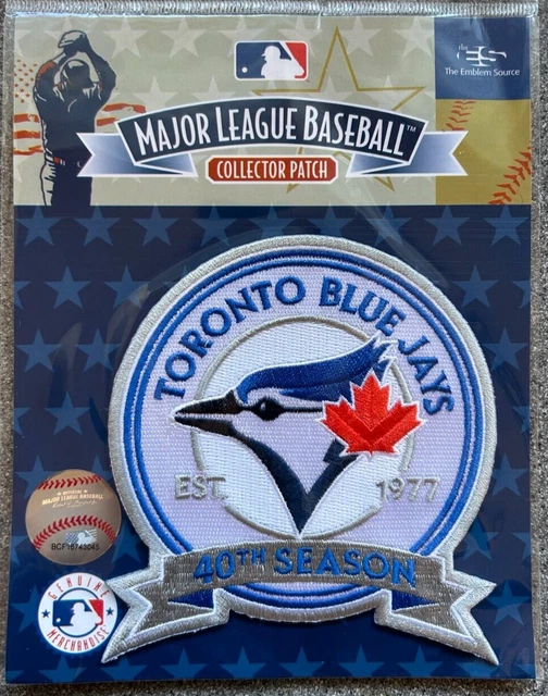 2016 TORONTO BLUE Jays 40Th Year Official Mlb Baseball Jersey Patch Mint In Pack $24.77 ...