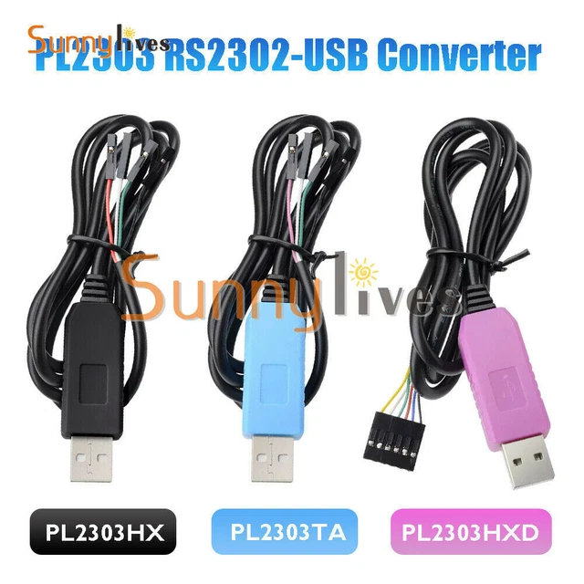 PL2303TA PL2303HXD PL2303 6Pin USB to RS232 TTLCable Module for WIN XP ...