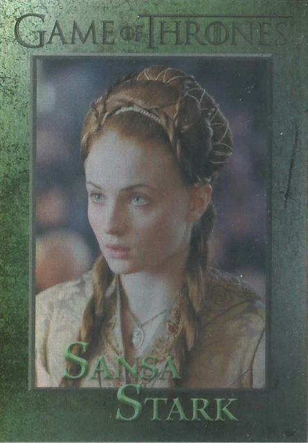 CARTE DE BASE parallèle en feuille Game of Thrones saison 3 - #31 "Sansa Stark" EUR 5,66 ...